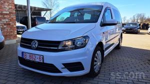White Volkswagen Caddy 2015 in Talsi, with an engine capacity of 2.00 L and mileage of 262 thousand km for 7900 €, photo  on AUTOMOTO.COM.LV