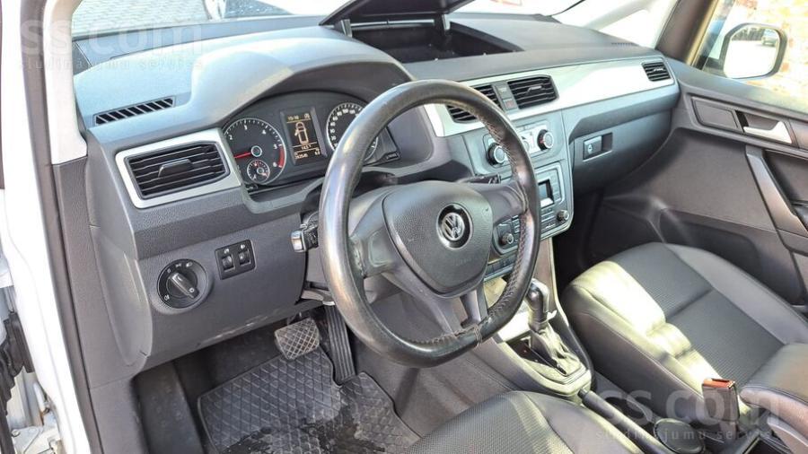White Volkswagen Caddy 2015 in Talsi, with an engine capacity of 2.00 L and mileage of 262 thousand km for 7900 €, photo 14 on AUTOMOTO.COM.LV