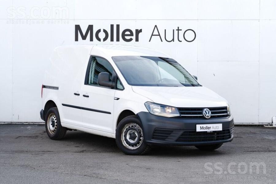 White Volkswagen Caddy 2020 in Riga, with an engine capacity of 2.00 L and mileage of 157 thousand km for 9850 €, photo 3 on AUTOMOTO.COM.LV