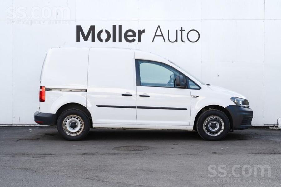 White Volkswagen Caddy 2020 in Riga, with an engine capacity of 2.00 L and mileage of 157 thousand km for 9850 €, photo 6 on AUTOMOTO.COM.LV