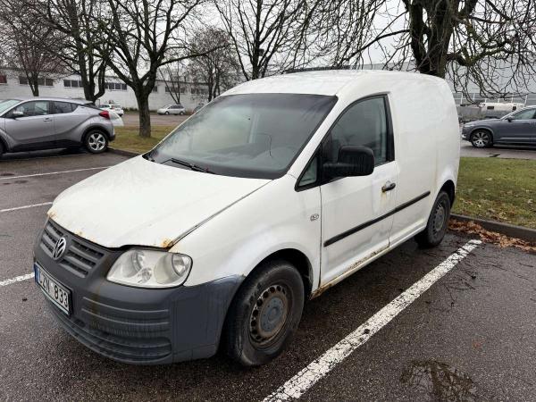 White Volkswagen Caddy 2007 in Vilnius, with an engine capacity of 2.00 L and mileage of 300 thousand km for 550 €, photo 2 on AUTOMOTO.COM.LV