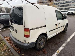 White Volkswagen Caddy 2007 in Vilnius, with an engine capacity of 2.00 L and mileage of 300 thousand km for 550 €, photo 5 on AUTOMOTO.COM.LV