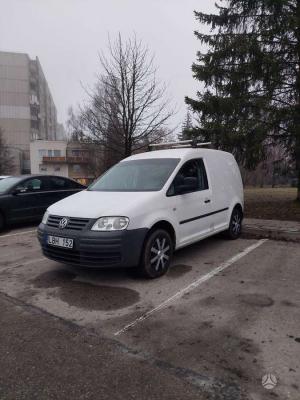 White Volkswagen Caddy 2008 in Vilnius, with an engine capacity of 2.00 L and mileage of 237 thousand km for 1350 €, photo  on AUTOMOTO.COM.LV