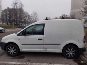 White Volkswagen Caddy 2008 in Vilnius, with an engine capacity of 2.00 L and mileage of 237 thousand km for 1350 €, photo 2 on AUTOMOTO.COM.LV