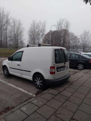 White Volkswagen Caddy 2008 in Vilnius, with an engine capacity of 2.00 L and mileage of 237 thousand km for 1350 €, photo 3 on AUTOMOTO.COM.LV