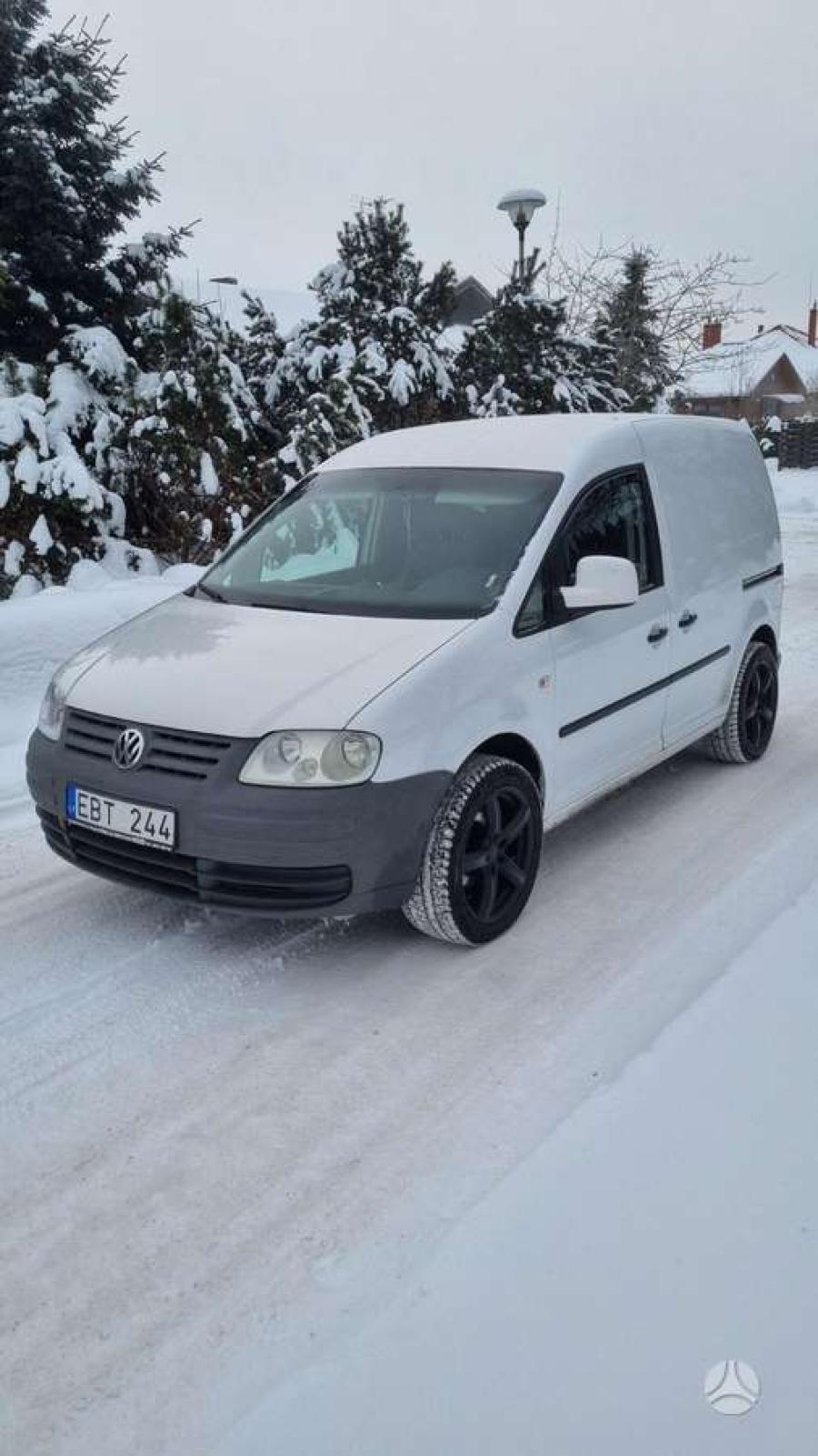 White Volkswagen Caddy 2008 in Klaipeda, with an engine capacity of 1.97 L and mileage of 294 thousand km for 1800 €, photo 1 on AUTOMOTO.COM.LV