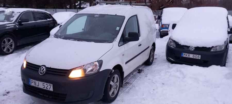 Balts Volkswagen Caddy 2010 Panevēža, ar dzinēja tilpumu 1.60 L un nobraukumu 199 tūkst. km par 3650 €, foto 1 vietnē AUTOMOTO.COM.LV