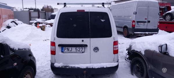 White Volkswagen Caddy 2010 in Panevezys, with an engine capacity of 1.60 L and mileage of 199 thousand km for 3650 €, photo 6 on AUTOMOTO.COM.LV