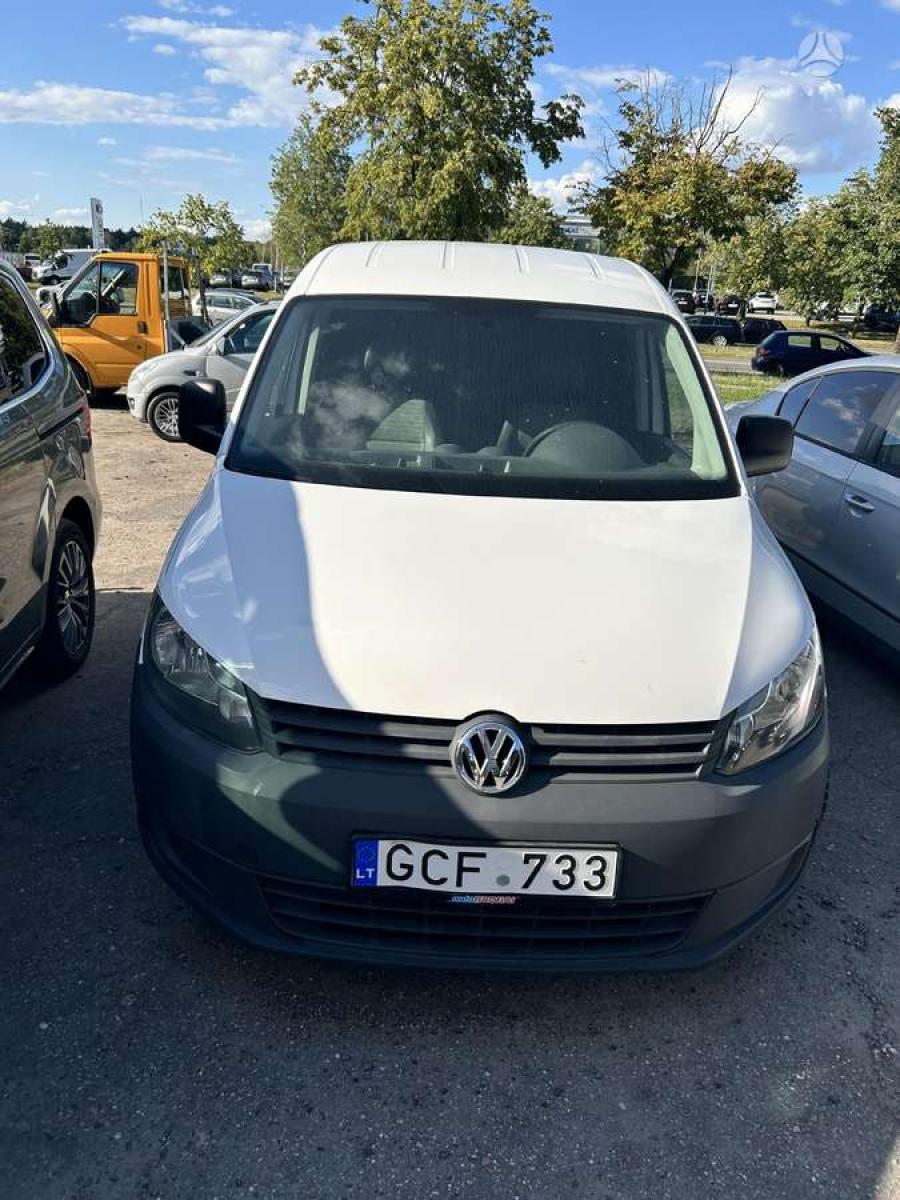 White Volkswagen Caddy 2012 in Kaunas, with an engine capacity of 1.60 L and mileage of 245 thousand km for 3000 €, photo 1 on AUTOMOTO.COM.LV