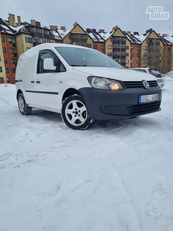 White Volkswagen Caddy 2012 in Vilnius, with an engine capacity of 1.60 L and mileage of 213 thousand km for 3600 €, photo 1 on AUTOMOTO.COM.LV