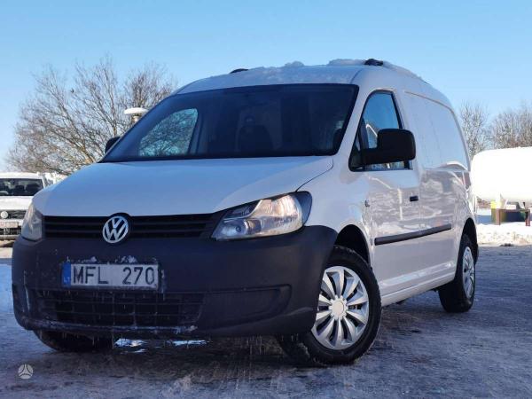 White Volkswagen Caddy 2013 in Vilnius, with an engine capacity of 1.60 L and mileage of 333 thousand km for 4850 €, photo 1 on AUTOMOTO.COM.LV