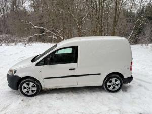 White Volkswagen Caddy 2014 in Vilnius, with an engine capacity of 1.60 L and mileage of 305 thousand km for 3900 €, photo 4 on AUTOMOTO.COM.LV