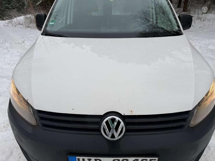 White Volkswagen Caddy 2014 in Vilnius, with an engine capacity of 1.60 L and mileage of 305 thousand km for 3900 €, photo 5 on AUTOMOTO.COM.LV