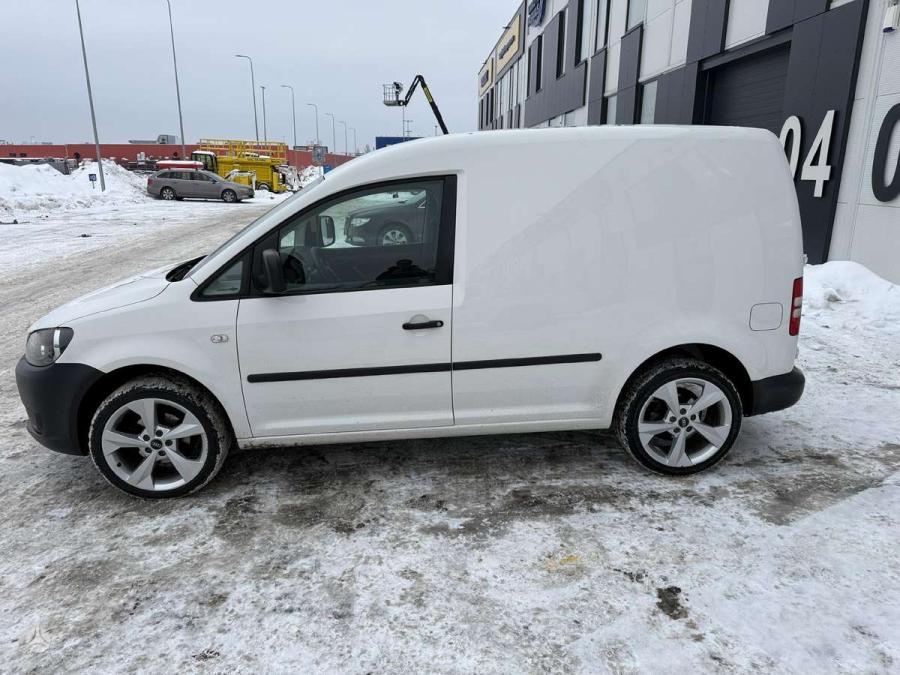 Balts Volkswagen Caddy 2014 Viļņa, ar dzinēja tilpumu 1.60 L un nobraukumu 120 tūkst. km par 5917 €, foto 2 vietnē AUTOMOTO.COM.LV