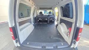 White Volkswagen Caddy 2014 in Klaipeda, with an engine capacity of 1.60 L and mileage of 221 thousand km for 5990 €, photo 14 on AUTOMOTO.COM.LV