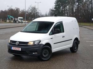 White Volkswagen Caddy 2016 in Vilnius, with an engine capacity of 1.97 L and mileage of 120 thousand km for 12000 €, photo  on AUTOMOTO.COM.LV