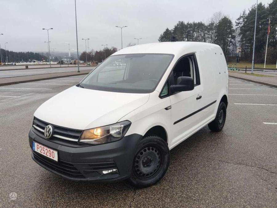 White Volkswagen Caddy 2016 in Vilnius, with an engine capacity of 1.97 L and mileage of 120 thousand km for 12000 €, photo 2 on AUTOMOTO.COM.LV