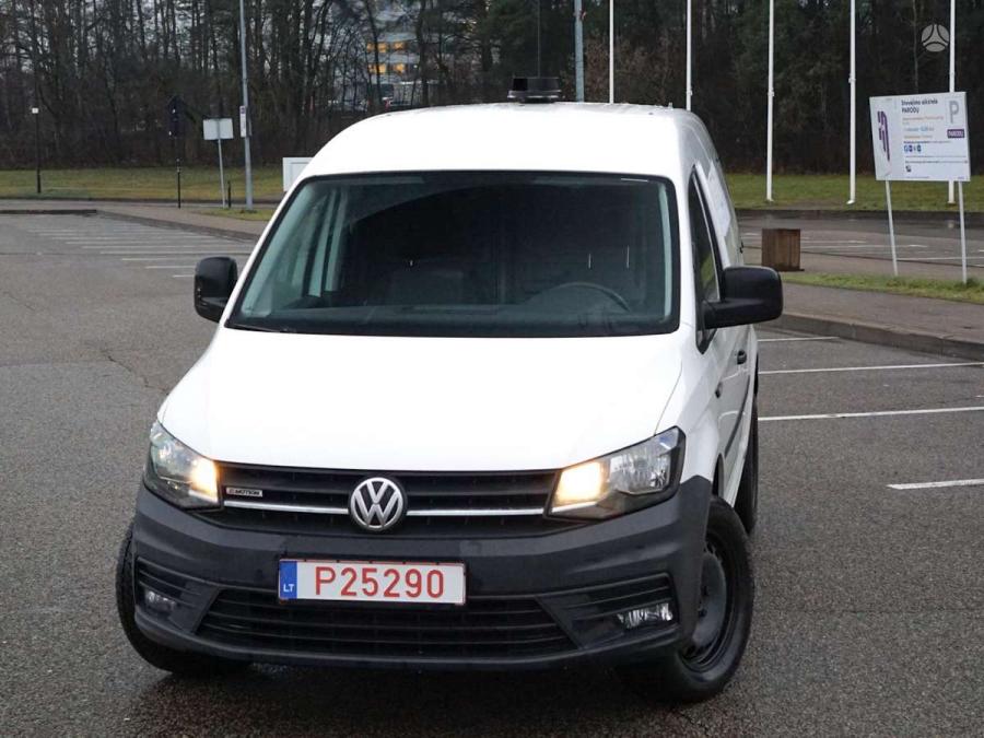 White Volkswagen Caddy 2016 in Vilnius, with an engine capacity of 1.97 L and mileage of 120 thousand km for 12000 €, photo 8 on AUTOMOTO.COM.LV