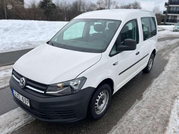 White Volkswagen Caddy 2016 in Vilnius, with an engine capacity of 1.97 L and mileage of 88 thousand km for 4900 €, photo 1 on AUTOMOTO.COM.LV