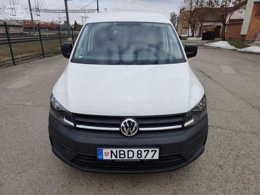 White Volkswagen Caddy 2017 in Siauliai, with an engine capacity of 2.00 L and mileage of 158 thousand km for 6100 €, photo 3 on AUTOMOTO.COM.LV