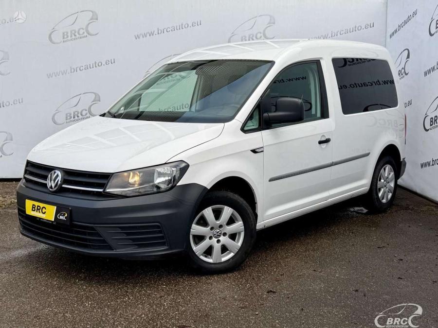 White Volkswagen Caddy 2018 in Klaipeda, with an engine capacity of 1.97 L and mileage of 220 thousand km for 6000 €, photo 1 on AUTOMOTO.COM.LV