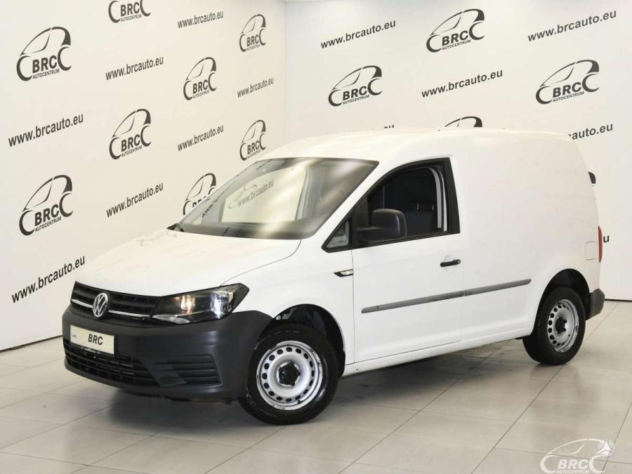 White Volkswagen Caddy 2018 in Vilnius, with an engine capacity of 1.97 L and mileage of 94 thousand km for 7500 €, photo 1 on AUTOMOTO.COM.LV