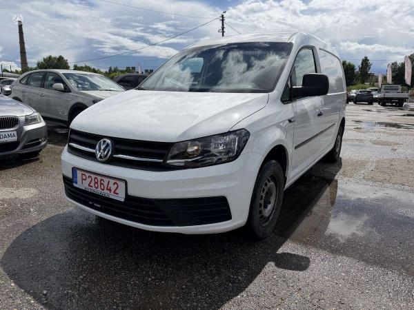 White Volkswagen Caddy 2018 in Panevezys, with an engine capacity of 2.00 L and mileage of 213 thousand km for 9800 €, photo 1 on AUTOMOTO.COM.LV