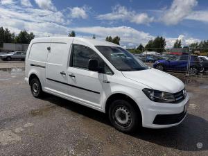 White Volkswagen Caddy 2018 in Panevezys, with an engine capacity of 2.00 L and mileage of 213 thousand km for 9800 €, photo 5 on AUTOMOTO.COM.LV