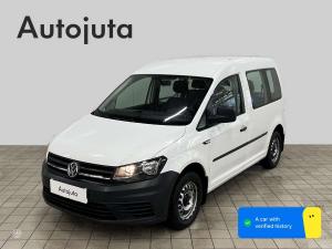 Balts Volkswagen Caddy 2019 Kauņa, ar dzinēja tilpumu 1.20 L un nobraukumu 137 tūkst. km par 11200 €, foto  vietnē AUTOMOTO.COM.LV
