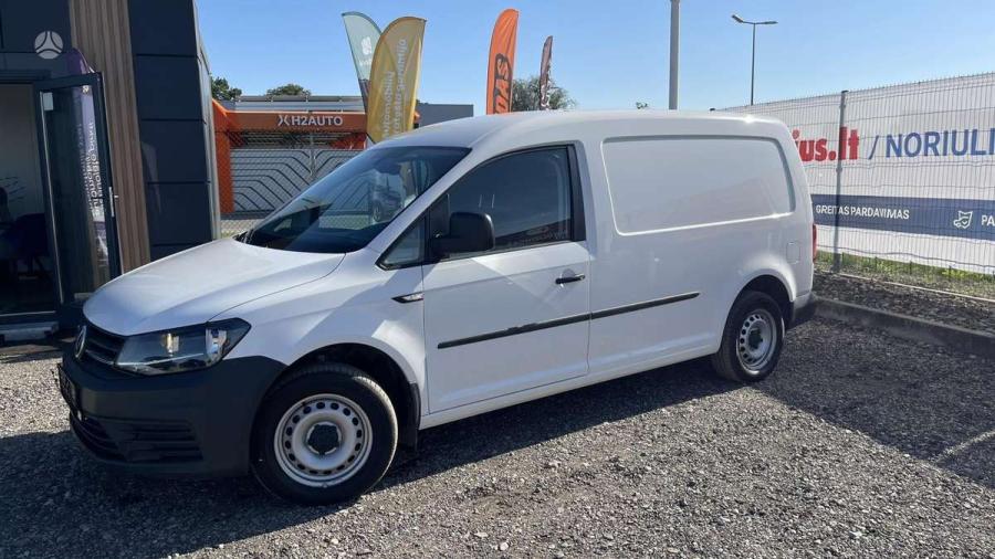 White Volkswagen Caddy 2019 in Marijampole, with an engine capacity of 1.40 L and mileage of 109 thousand km for 11900 €, photo 12 on AUTOMOTO.COM.LV