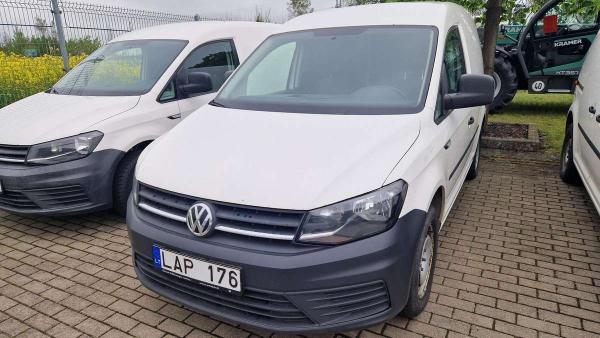White Volkswagen Caddy 2019 in Kaunas, with an engine capacity of 1.97 L and mileage of 266 thousand km for 5500 €, photo 1 on AUTOMOTO.COM.LV