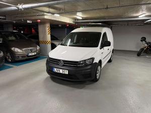 White Volkswagen Caddy 2020 in Vilnius, with an engine capacity of 1.97 L and mileage of 270 thousand km for 8300 €, photo 5 on AUTOMOTO.COM.LV