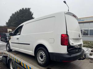 Balts Volkswagen Caddy 2020 Kelmė, ar dzinēja tilpumu 2.00 L un nobraukumu 12 tūkst. km par 2500 €, foto  vietnē AUTOMOTO.COM.LV