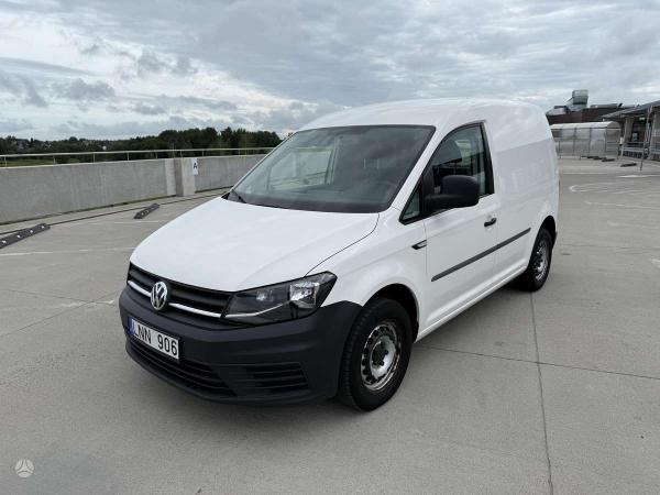 White Volkswagen Caddy 2020 in Vilnius, with an engine capacity of 1.97 L and mileage of 163 thousand km for 6200 €, photo 1 on AUTOMOTO.COM.LV