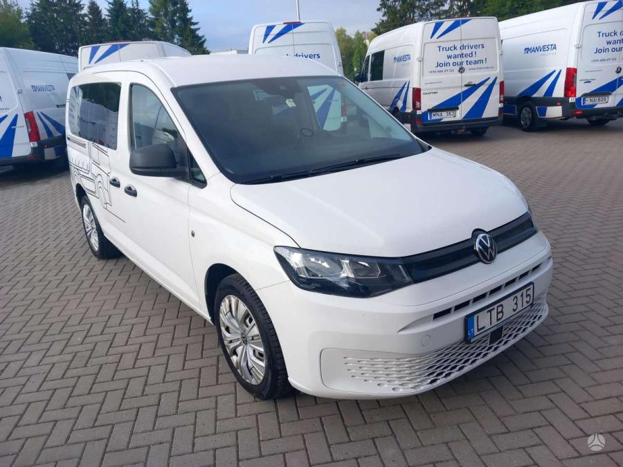 Balts Volkswagen Caddy 2021 Kauņa, ar dzinēja tilpumu 1.97 L un nobraukumu 760 tūkst. km par 8900 €, foto 3 vietnē AUTOMOTO.COM.LV