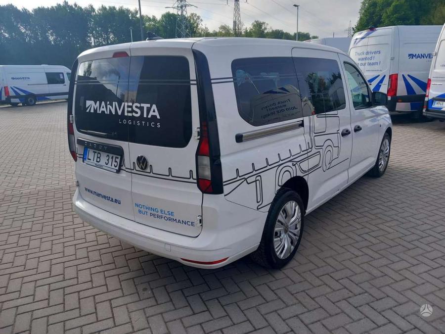 Balts Volkswagen Caddy 2021 Kauņa, ar dzinēja tilpumu 1.97 L un nobraukumu 760 tūkst. km par 8900 €, foto 6 vietnē AUTOMOTO.COM.LV