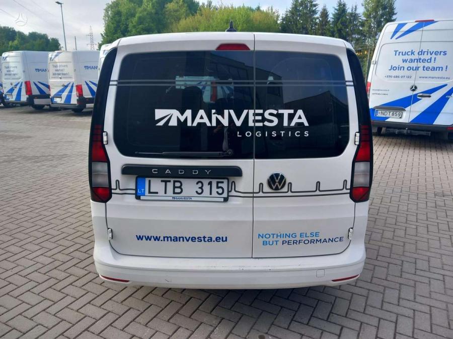 Balts Volkswagen Caddy 2021 Kauņa, ar dzinēja tilpumu 1.97 L un nobraukumu 760 tūkst. km par 8900 €, foto 7 vietnē AUTOMOTO.COM.LV