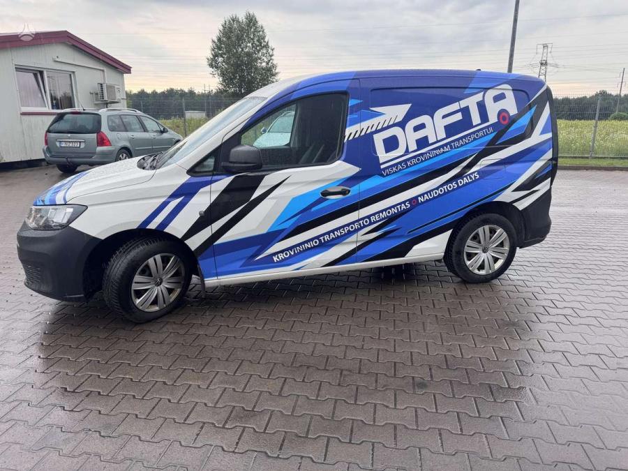 White Volkswagen Caddy 2022 in Jonava, with an engine capacity of 1.97 L and mileage of 267 thousand km for 11000 €, photo 9 on AUTOMOTO.COM.LV