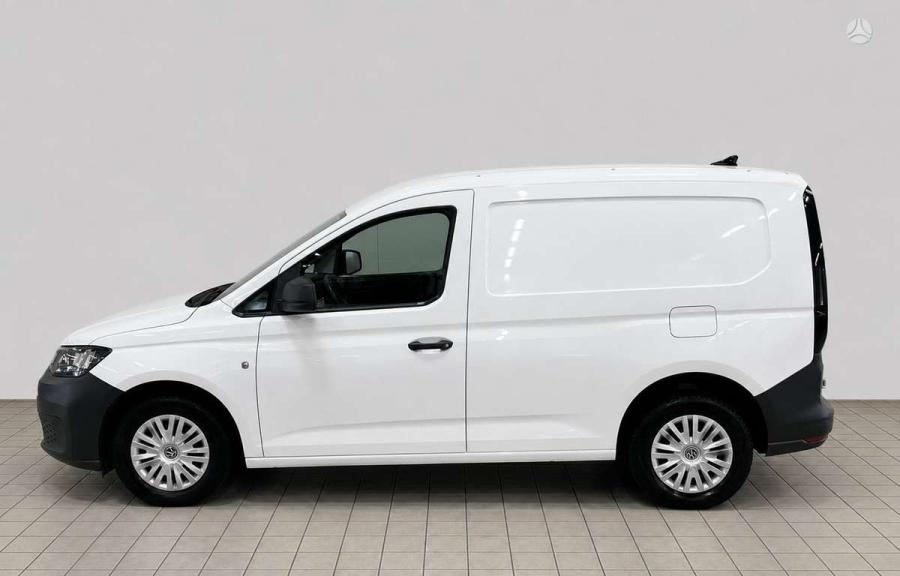 White Volkswagen Caddy 2023 in Kaunas, with an engine capacity of 1.97 L and mileage of 127 thousand km for 15500 €, photo 3 on AUTOMOTO.COM.LV