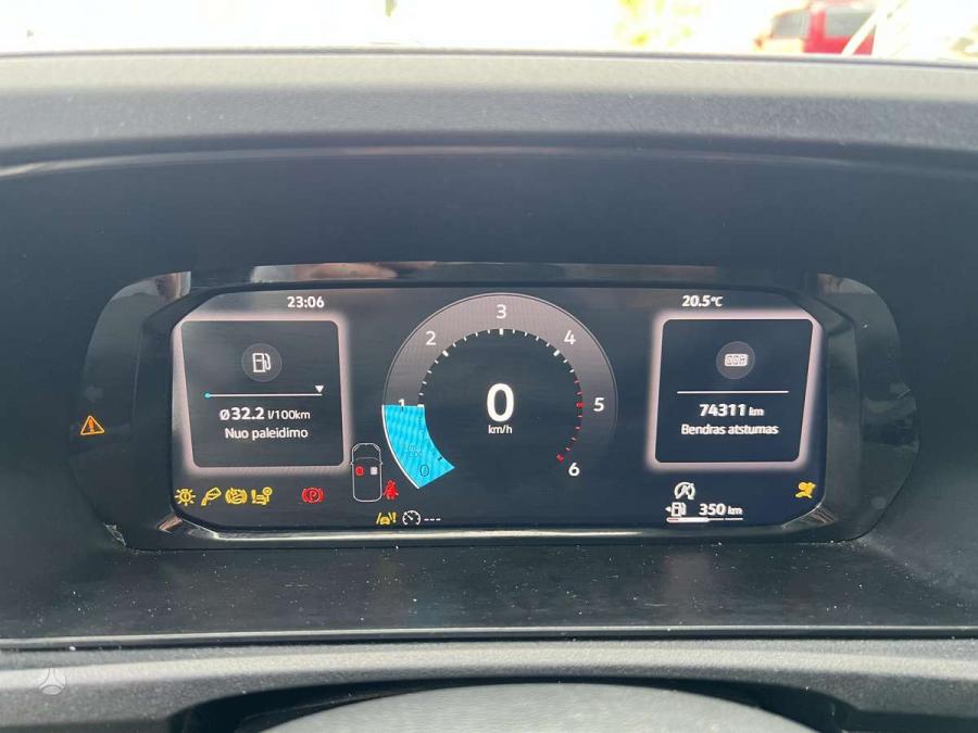 White Volkswagen Caddy 2025 in Kaunas, with an engine capacity of 1.97 L and mileage of 74 thousand km for 10900 €, photo 32 on AUTOMOTO.COM.LV