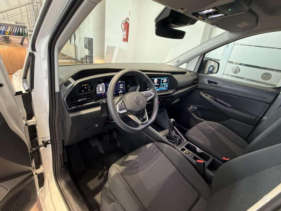 White Volkswagen Caddy 2026 in Siauliai, with an engine capacity of 1.97 L and mileage of 0 thousand km for 27999 €, photo 6 on AUTOMOTO.COM.LV