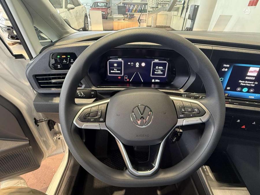 White Volkswagen Caddy 2026 in Siauliai, with an engine capacity of 1.97 L and mileage of 0 thousand km for 27999 €, photo 8 on AUTOMOTO.COM.LV