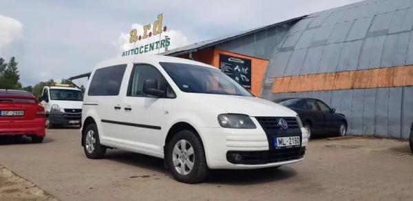 Balts Volkswagen Caddy 2005 Valmiera, ar dzinēja tilpumu 1.90 L un nobraukumu 358 tūkst. km par 2400 €, foto 1 vietnē AUTOMOTO.COM.LV