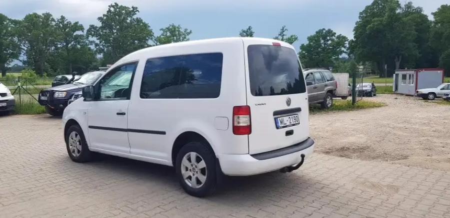 Balts Volkswagen Caddy 2005 Valmiera, ar dzinēja tilpumu 1.90 L un nobraukumu 358 tūkst. km par 2400 €, foto 6 vietnē AUTOMOTO.COM.LV