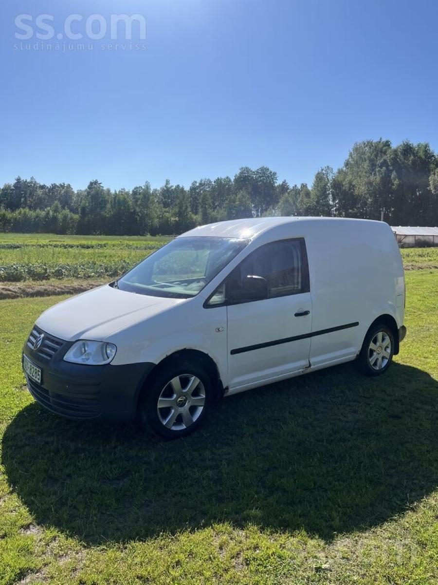 Balts Volkswagen Caddy 2007 Liepāja, ar dzinēja tilpumu 2.00 L un nobraukumu 291 tūkst. km par 1500 €, foto 1 vietnē AUTOMOTO.COM.LV