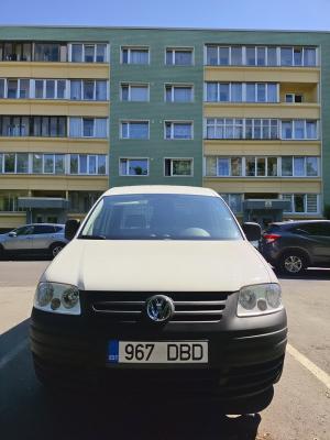 White Volkswagen Caddy 2008 in Tallinn, with an engine capacity of 2.00 L and mileage of 184 thousand km for 3000 €, photo 13 on AUTOMOTO.COM.LV