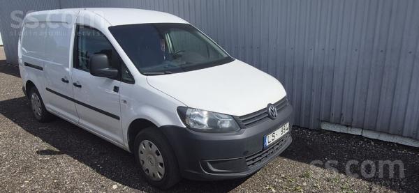 White Volkswagen Caddy 2011 in Daugavpils, with an engine capacity of 1.60 L and mileage of 588 thousand km for 4350 €, photo 1 on AUTOMOTO.COM.LV