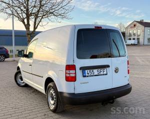 White Volkswagen Caddy 2012 in Valka, with an engine capacity of 1.60 L and mileage of 235 thousand km for 4850 €, photo 11 on AUTOMOTO.COM.LV