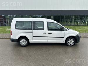 White Volkswagen Caddy 2013 in Jekabpils, with an engine capacity of 1.60 L and mileage of 289 thousand km for 6500 €, photo 7 on AUTOMOTO.COM.LV