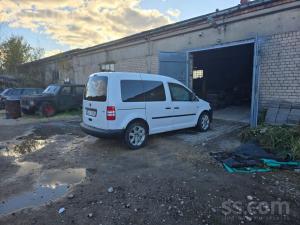 Balts Volkswagen Caddy 2013 Jēkabpils, ar dzinēja tilpumu 1.60 L un nobraukumu 570 tūkst. km par 2500 €, foto  vietnē AUTOMOTO.COM.LV